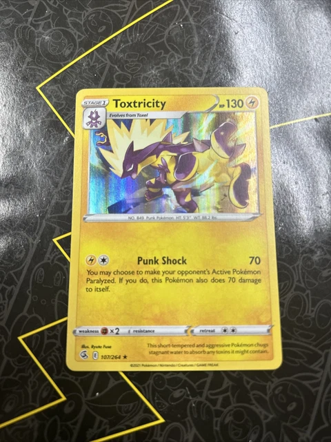 CARTE POKÉMON TOXTRICITY 107/264 Holo Rare Fusion Strike TCG EUR 1,90 ...