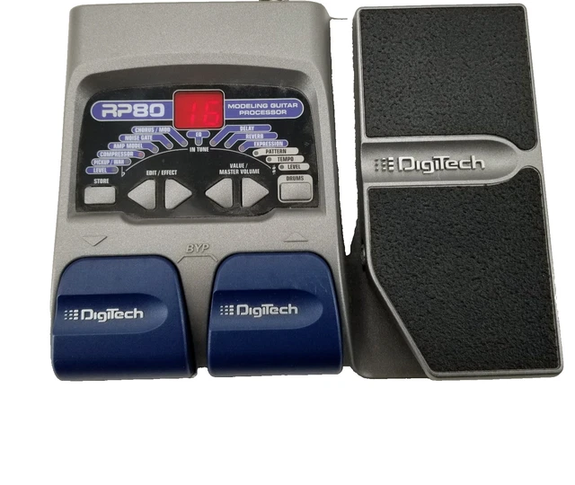 DIGITECH RP80 MULTI Effects Pedal Modeling Guitar Processor no power ...