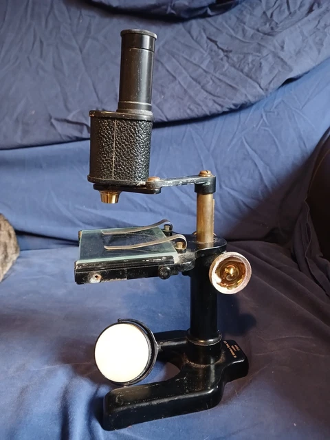 RARE ANTIQUE VINTAGE W Watson & sons Universal dissecting Microscope ...