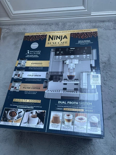 NINJA LUXE CAFÉ Premier Series ES601UK Coffee Machine Gun Metal £353.50 ...