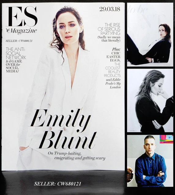 EMILY BLUNT MARY Poppins Returns A Quiet Place Eddie Peake Es Magazine ...