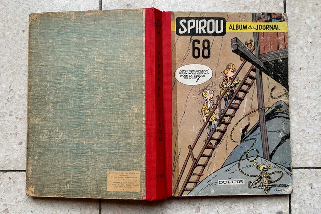 ALBUM RECUEIL RELIURE spirou 68 du le journal de BE-TBE EUR 38,00 - PicClick FR