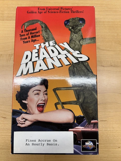 VINTAGE HORROR CLASSICS, The Deadly Mantis (VHS, 1993) Nathan Juran, B ...
