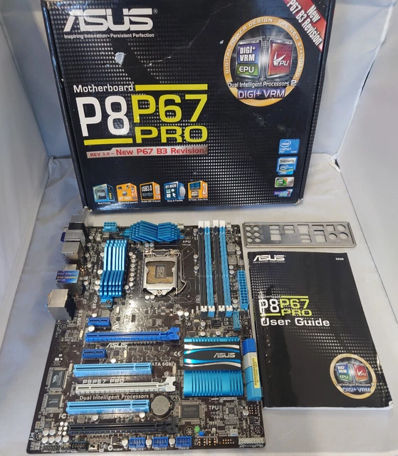 ASUS P8P67 PRO Motherboard UNTESTED £29.99 - PicClick UK
