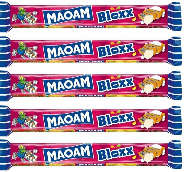 HARIBO MAOAM BLOXX Würfel Wild Red Berries - Kaubonbons - 5 Packungen ...