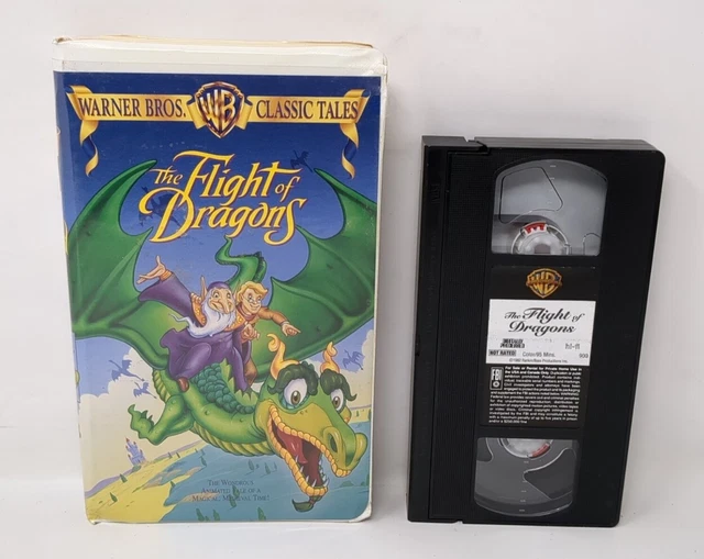 THE FLIGHT OF Dragons (VHS, 1999, Clam Shell Classic Tales Collection ...