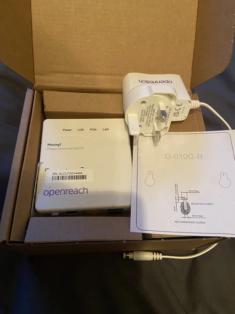 NOKIA-ONT G-010G-Q OPENREACH Optical Fibre GPON Terminal BNIB £11.50 ...