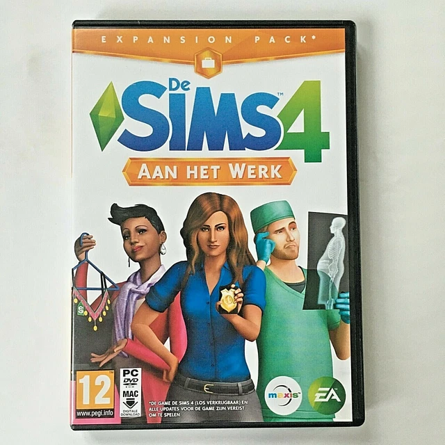 DE THE SIMS 4 : AAN HET WERK Get to Work Expansion Pack - PC GAME DVD ...