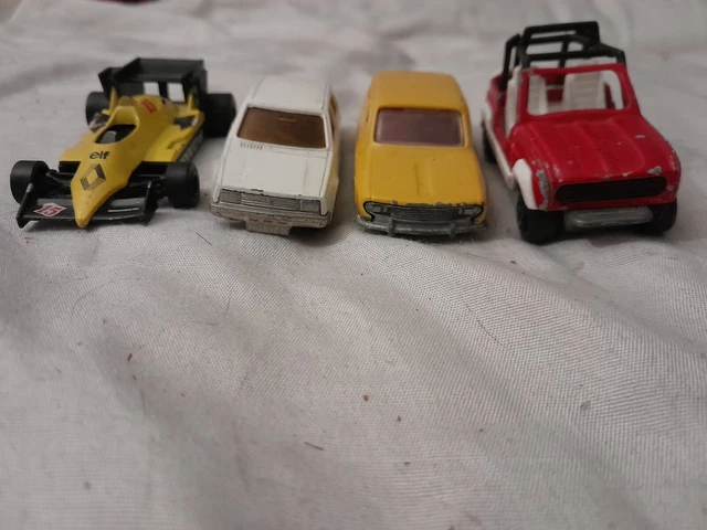 LOT 4 RENAULT 1/55 R12 Guisval R14 Norev JP4 Majorette F1 Prost 83 EUR ...