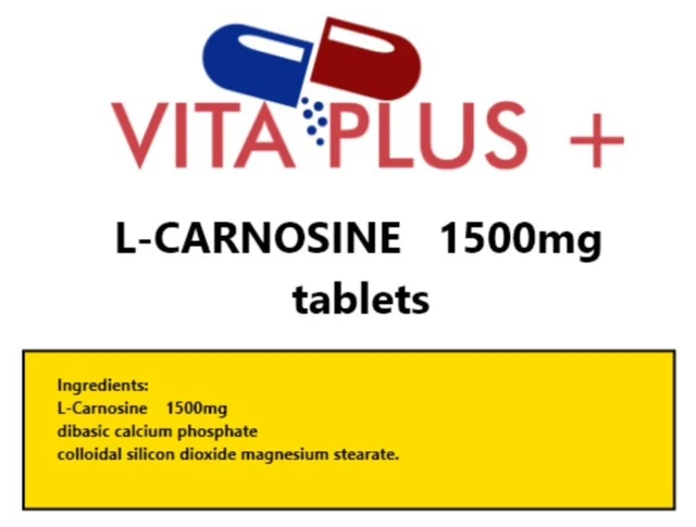 L'CARNOSINE 1500MG TABLETS 60’s Powerful Anti-Oxidant properties £8.99 ...