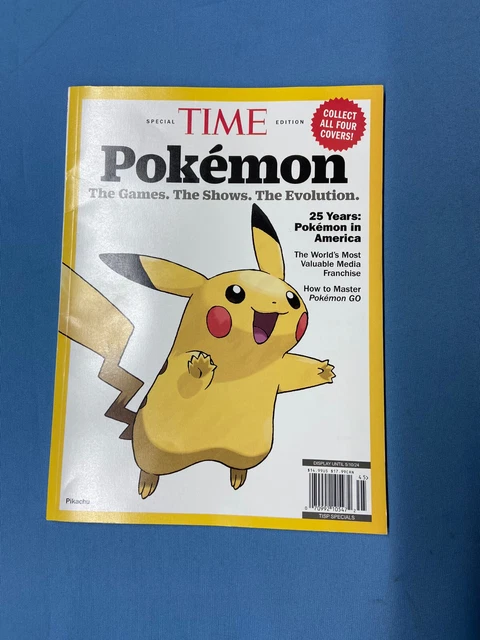 TIME MAGAZINE 25 ans Pokémon en Amérique édition spéciale 2024 ...