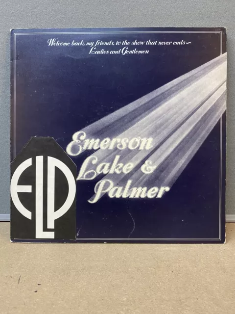 EMERSON LAKE AND Palmer Welcome Back My Friends 1974 Triple Vinyl EX ... EMERSON LAKE AND Palmer Welcome Back My Friends 1974 Triple Vinyl EX ...