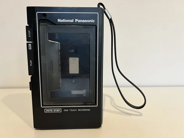 NATIONAL PANASONIC RQ-331 Vintage Portable Cassette Dictation Player ...
