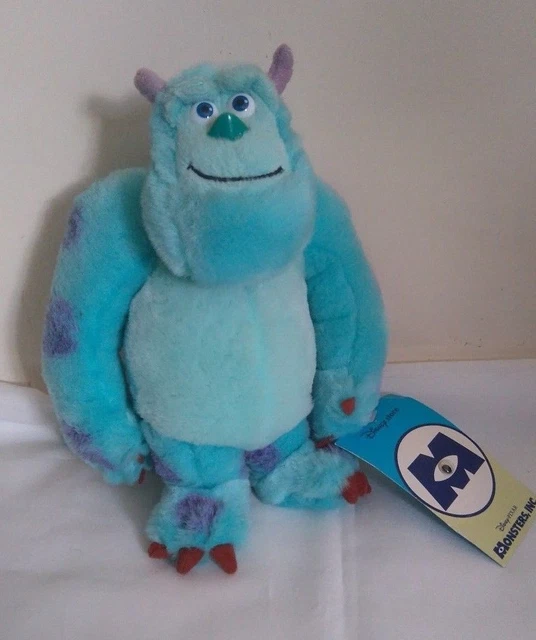 DISNEY STORE MONSTERS Inc Sulley Monster Blue Plush Soft Toy Figure ...