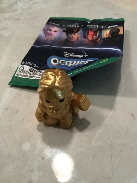GOLDEN THOR OOSHIE Woolworths Disney + Gold Woolies Marvel Ooshies 2020 ...