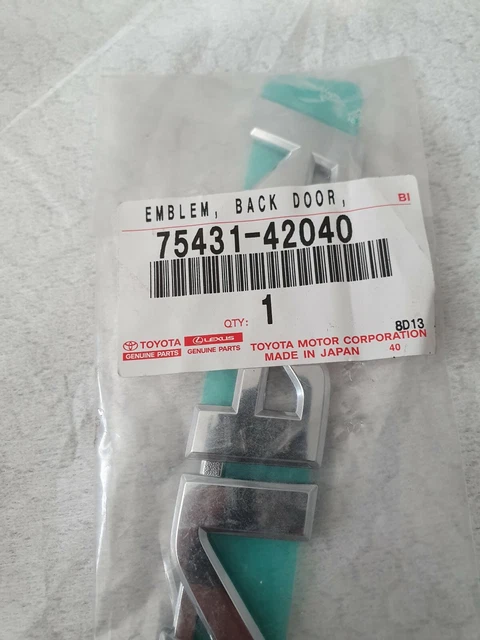 GENUINE NEW TOYOTA RAV4 REAR BADGE Boot Emblem Mk1 1995-2000 4WD D-4D ...