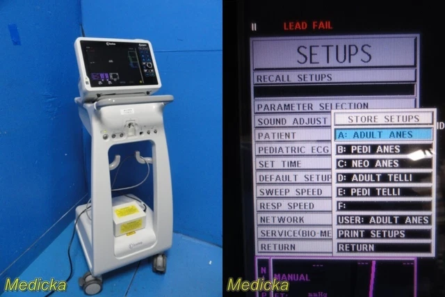 2015 PHILIPS INVIVO Expression MRI Model 865214 Monitor W/ Cart & PSU ...