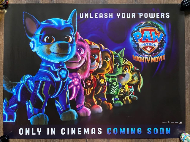 PAW PATROL THE Mighty Movie 2023 Original Quad Cinema Poster £14.95 ...