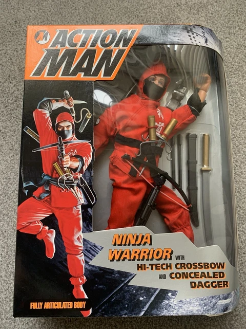 ACTION MAN NINJA Warrior with Hi-Tech Crossbow, 1993, Hasbro, New and ...