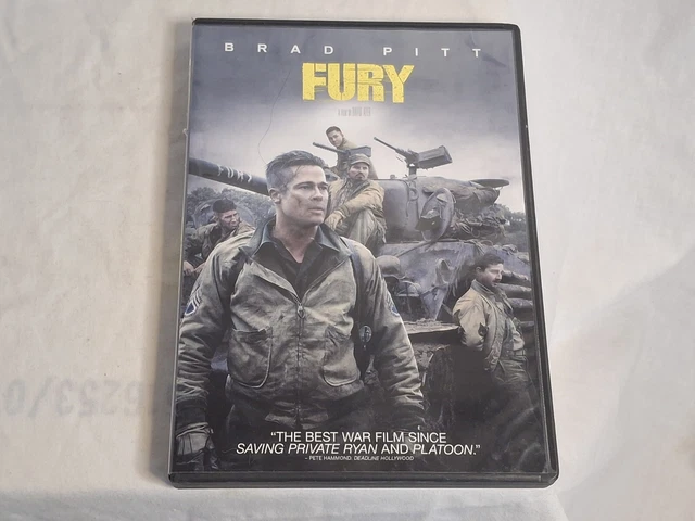 FURY (DVD, 2014, Special Features, Widescreen) Brad Pitt $2.49 - PicClick