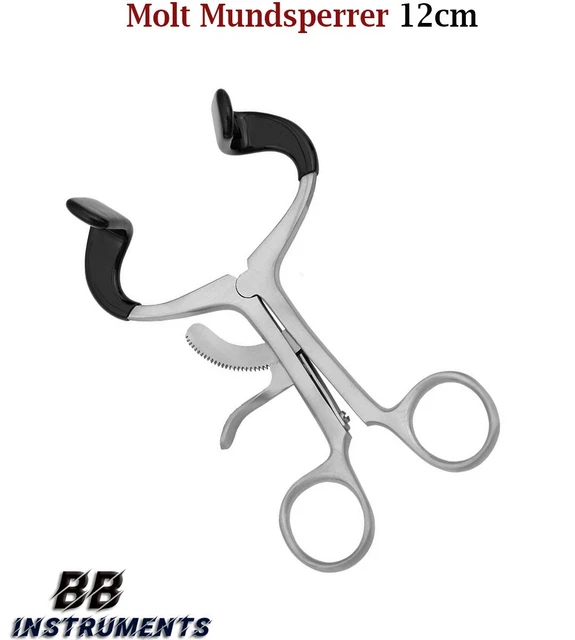 DENTAL HNO MUND Retraktor Molt Mundsperrer Mundöffner Mundspreizer Doyen 12 cm EUR 15,08 ...