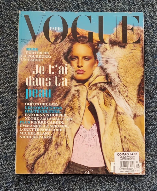 FRENCH VOGUE PARIS Magazine: September 2002 - Karolína Kurková £42.00 ...