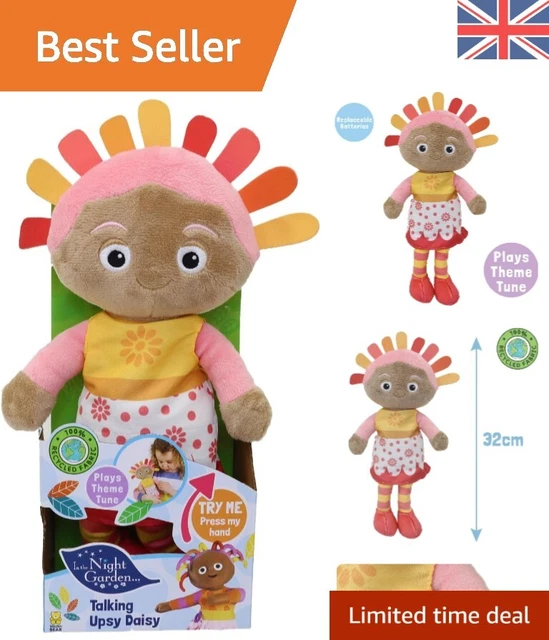 UPSY DAISY TALKING Teddy Bear, Cbeebies Cute & sensory toys. Comforting ...