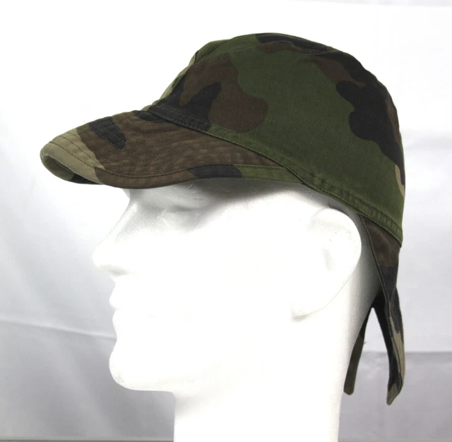 GENUINE SURPLUS FRENCH Army CCE Camouflage Bigeard Cap Camo Fatigue Cap ...