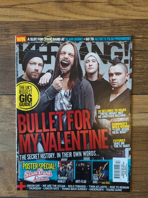 KERRANG! 1361 BULLET For My Valentine, 30 Seconds To Mars, Futures ...