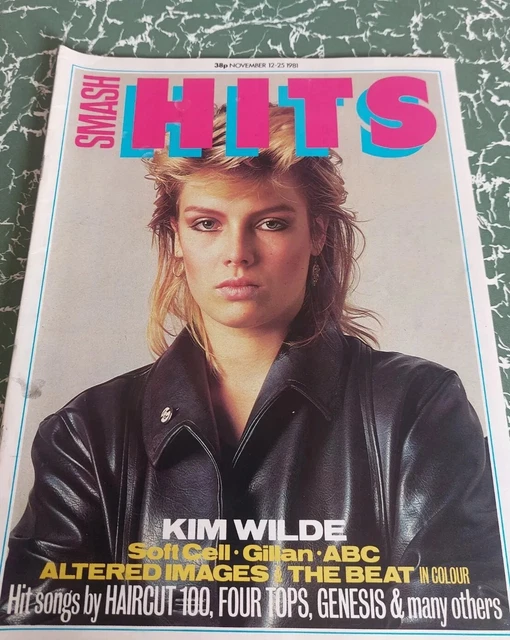 SMASH HITS MAGAZINE 12-25 NOVEMBER 1981 Kim Wilde Altered Images The ...