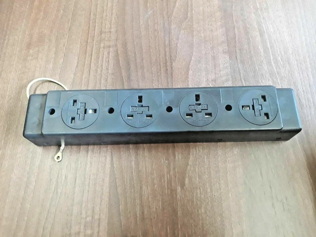 UNDER DESK KONSORT 2 power modules 230V 3.15A max 4 socket. £12.99 ...