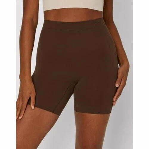 MAIDENFORM SEAMLESS MID-WAIST Thigh Slimmer Just Brown S Women s £21.45 ...
