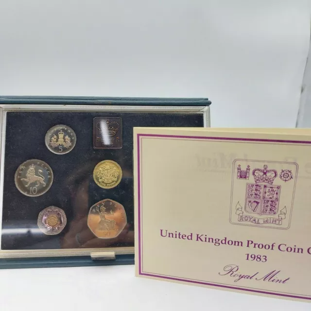 THE ROYAL MINT United Kingdom Proof Coin Collection 1983 $83.10 ... THE ROYAL MINT United Kingdom Proof Coin Collection 1983 $83.10 ...
