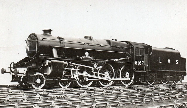 LMS CLASS 5MT 4-6-0 No 5157 "THE GLASGOW HIGHLANDER" R/P on POSTCARD by F MOORES £1.99 - PicClick UK