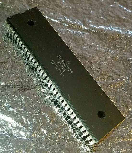 Microprocessor 68000 1632 Bit Cisc Cpu Amiga Atari Mac Sega Apple Vintage Eur 1600 Picclick Fr 