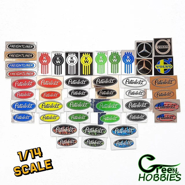 RC 1/14 SCALE Truck Emblem Logo Sticker Decal Tamiya Grand Hauler Body ...