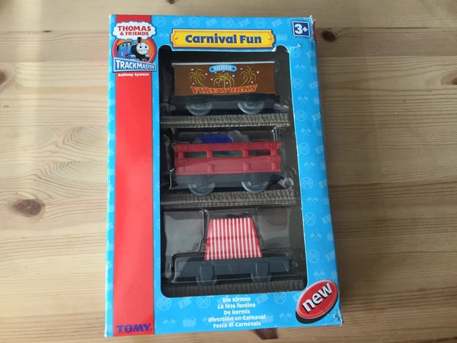 THOMAS THE TANK engine CARNIVAL FUN CARRIAGES for Trackmaster Train ...