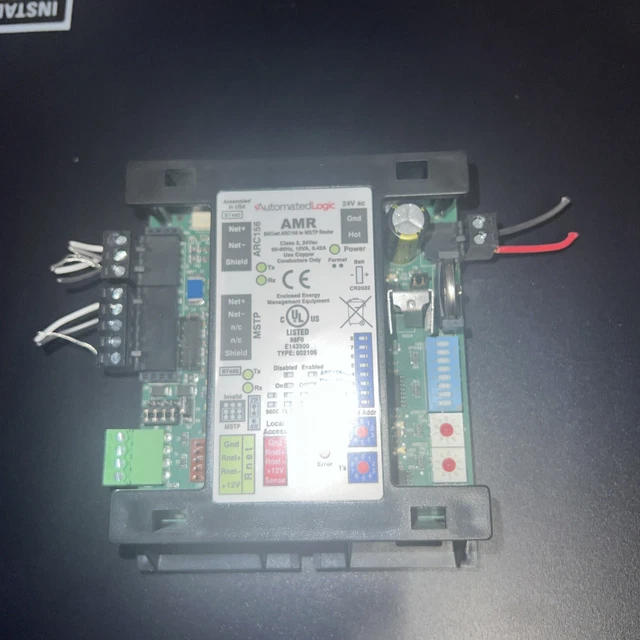 AUTOMATED LOGIC AMR BACnet ARC156 to MS/TP Router 50/60HZ, 24VAC $225. ...