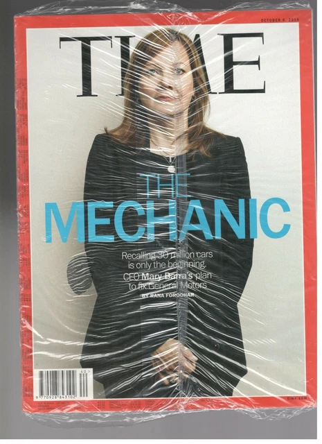 TIME MAGAZINE OCTOBER 6, 2014 General Motor Mary BAR The Mechanic ...