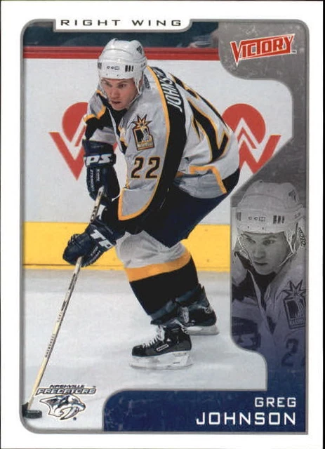 CARTE DE HOCKEY 2001-02 UD Victory Predators #200 Greg Johnson EUR 2,21 ...