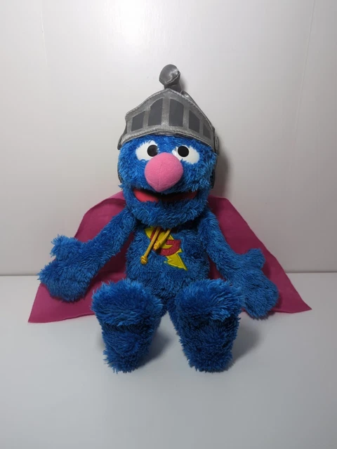 SESAME STREET SUPER Grover Caped Hero Talking Stuffed Plush Hasbro 2010 ...