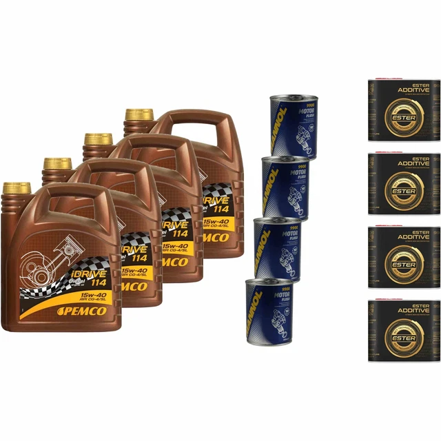 20L PEMCO IDRIVE 114 15W-40 huile moteur Api Sl/CG-4 Acea E3,A3 / B3 ...