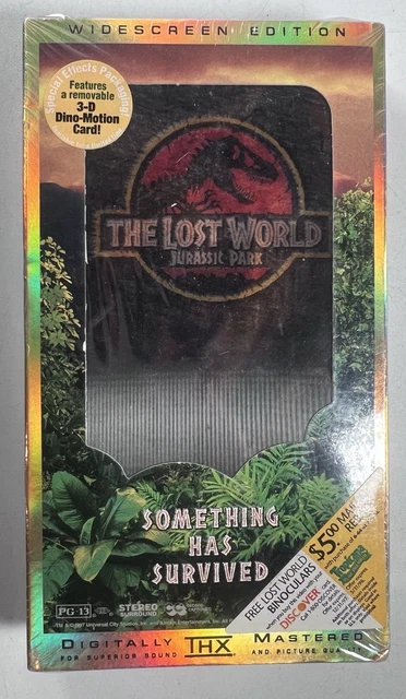 JURASSIC PARK: THE Lost World VHS Widescreen Edition New Sealed With Watermark £15.31 - PicClick UK