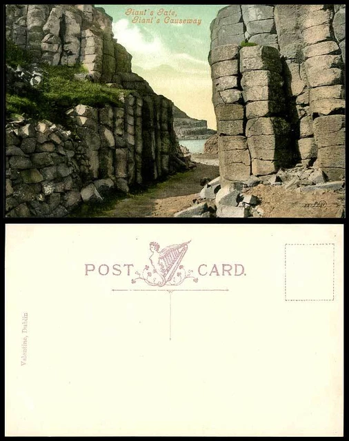 NORTHERN IRELAND, GIANT'S Gate Gateway Giants Causeway Old Irish Colour ...