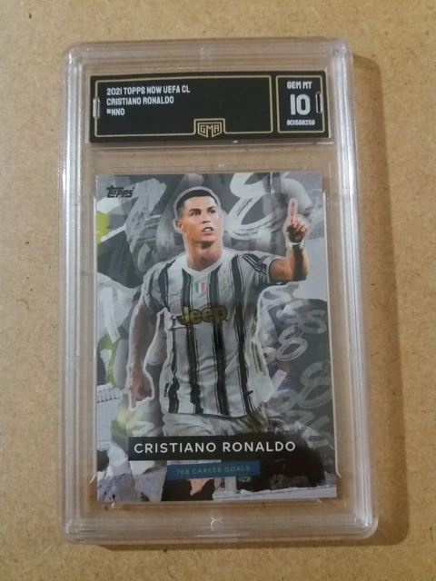 CRISTIANO RONALDO CARD juventus toops GMA 10 EUR 85,00 - PicClick FR