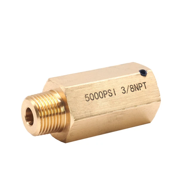 ADJUSTABLE PRESSURE SAFETY Valve, 5000 psi, 1 Inlet Port $32.00 ...