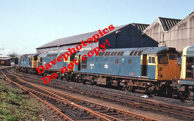 ORIGINAL 35MM Slide Diesel / Electric Train / Railway 26021 -26027 ect ...