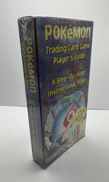 POKEMON TRADING CARD Game Players Guide (VHS, 2000) - Brand New Sealed ...