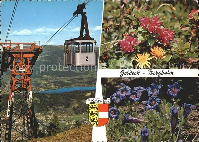 SEILBAHN GOLDECK SPITTAL Millstaettersee Almrausch Enzian EUR 4,90 ...