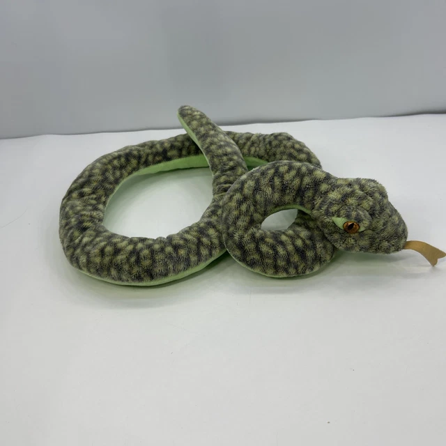 KEEL TOYS GREEN Snake Soft Toy Plush Long 90cm £8.66 - PicClick UK